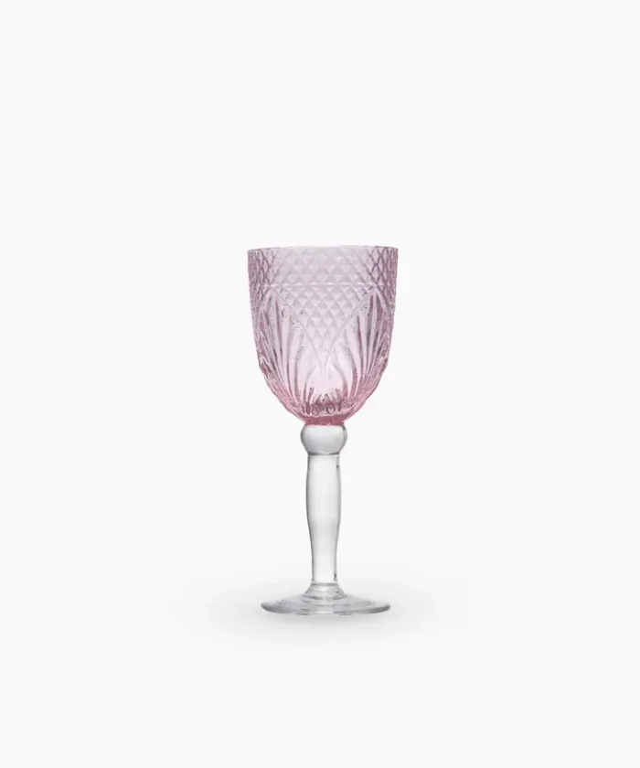 Vintage Goblet Glass – Pink | K Design Studio